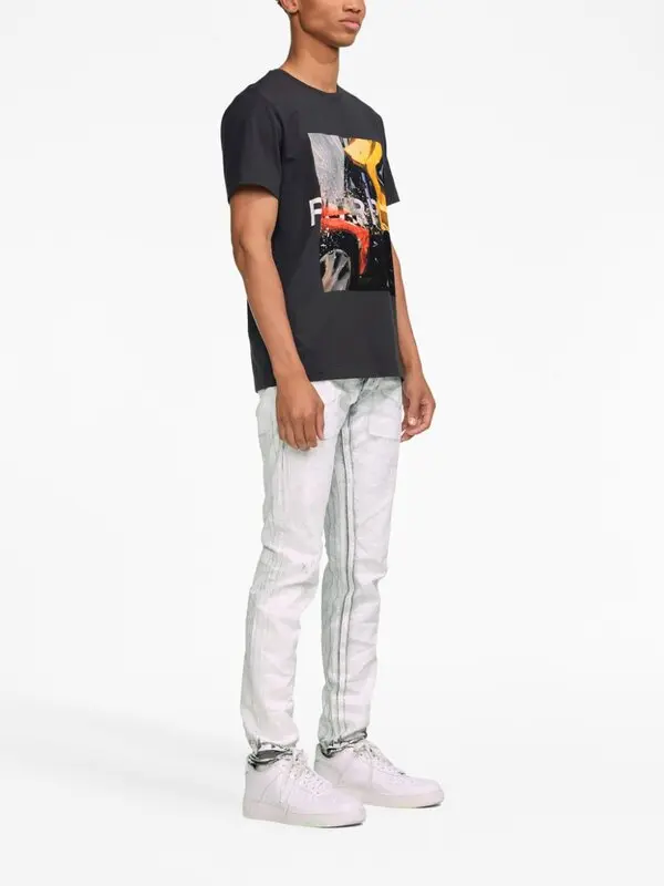 PURPLE BRAND Graphic-print Cotton T-shirt