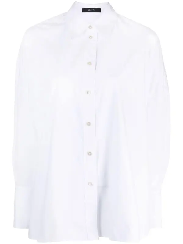 JOSEPH Side-slit Poplin Shirt
