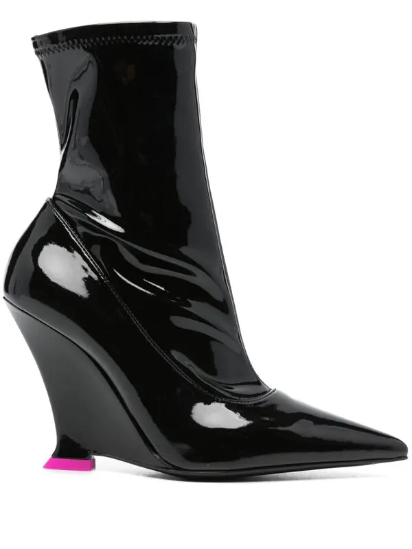 3JUIN Marla 100mm Wedge Boots