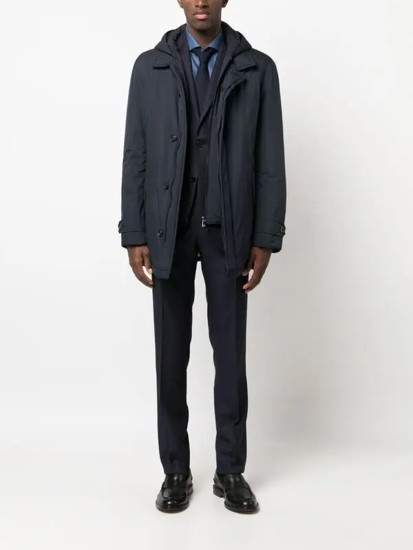 Corneliani Padded Hooded Jacket