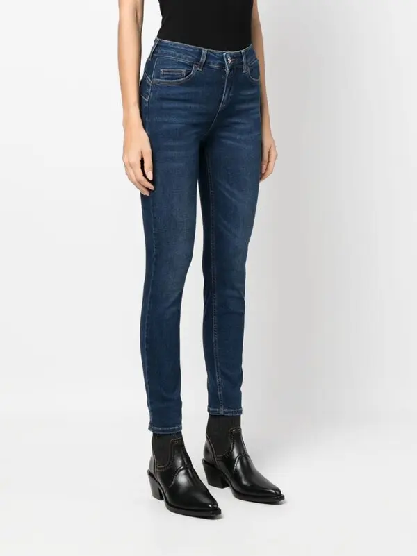 Liu Jo Bottom Up Mid-rise Jeans