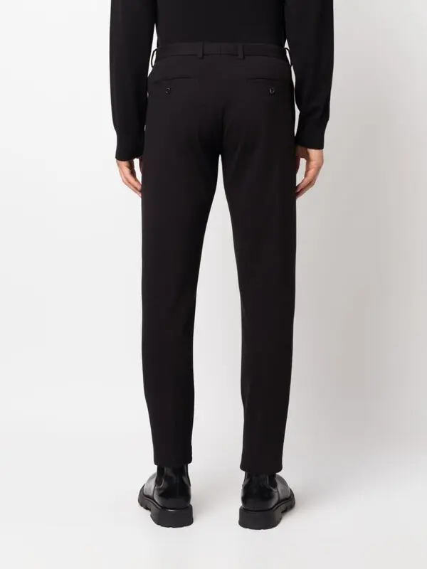 CIRCOLO 1901 Drawstring Tapered-leg Trousers - Black