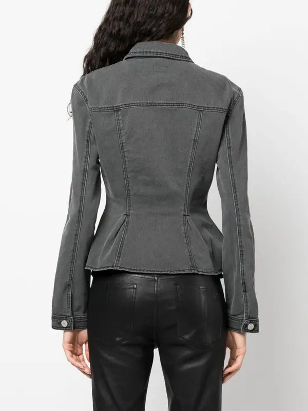 Magda Butrym Fluted Denim Jacket