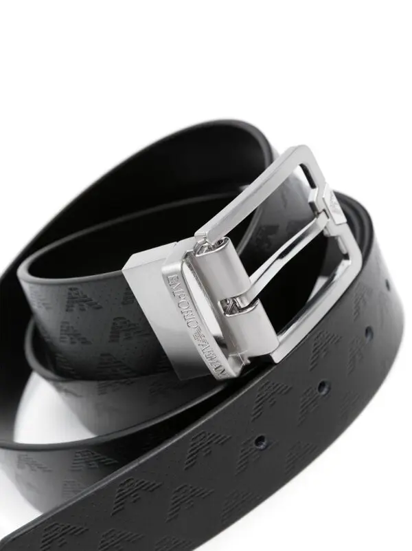 Emporio Armani Buckle-fastening Leather Belt