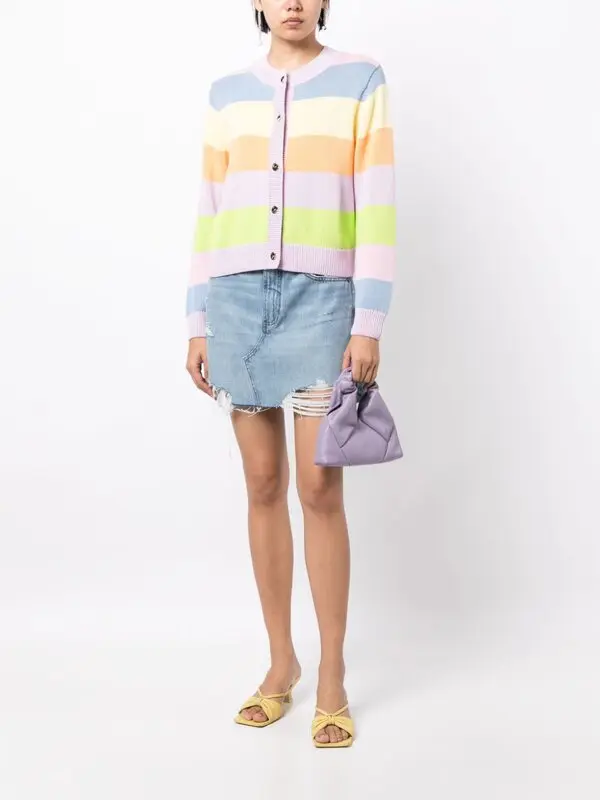 Olivia Rubin Striped Cotton Cardigan