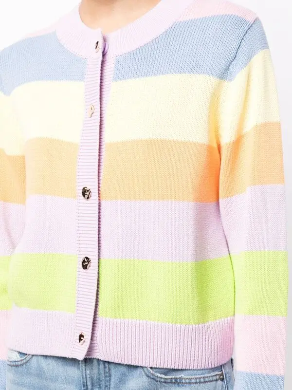 Olivia Rubin Striped Cotton Cardigan