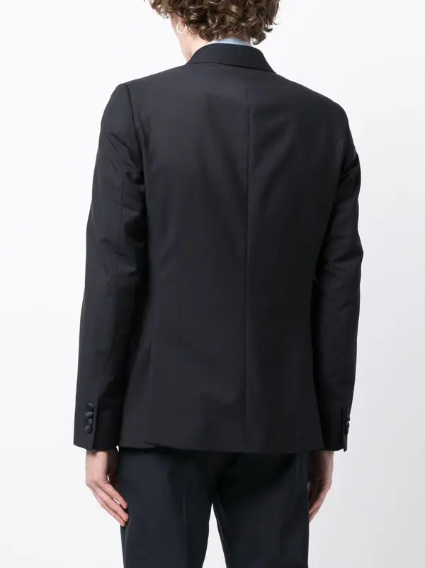 Paul Smith Double-breasted Wool-mohair Blazer