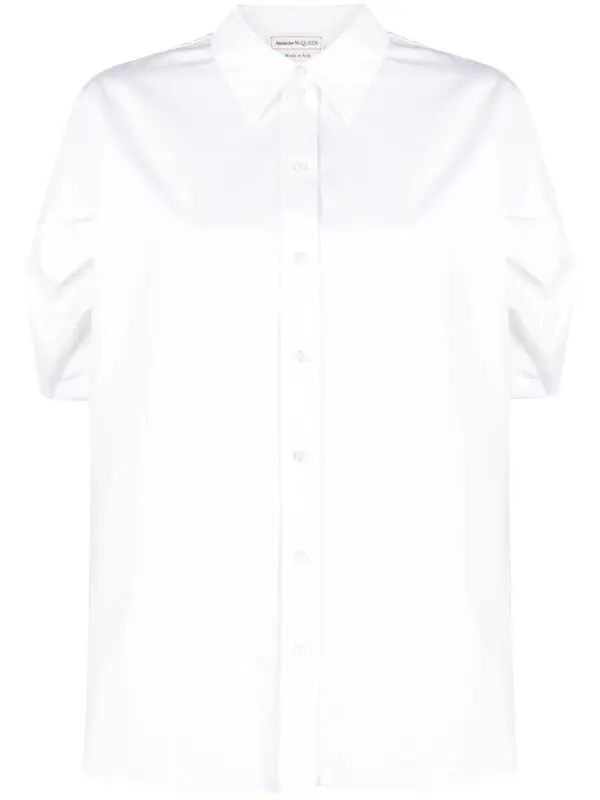 Alexander McQueen Puff-sleeve Cotton Shirt