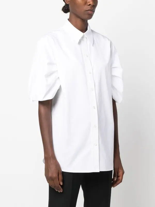 Alexander McQueen Puff-sleeve Cotton Shirt