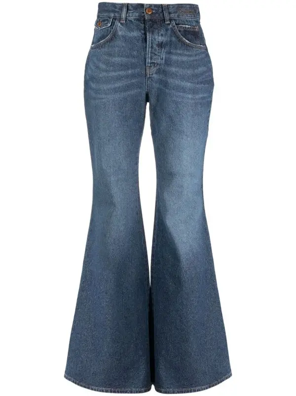 Chloé High-rise Flared Jeans - Blue