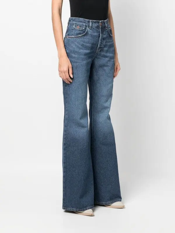 Chloé High-rise Flared Jeans - Blue