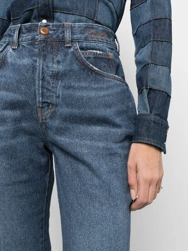 Chloé High-rise Flared Jeans - Blue
