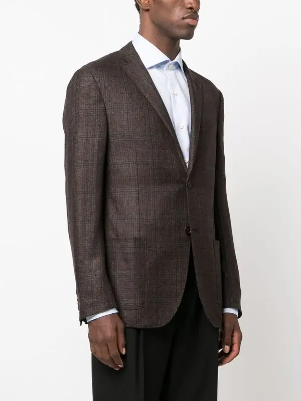 Corneliani Check-pattern Cashmere Blazer