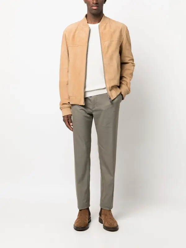 BOSS Logo-embroidered Jumper - Neutrals
