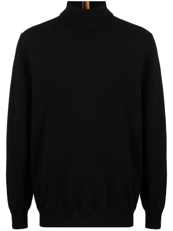 Paul Smith Stripe-detailing Roll-neck Jumper
