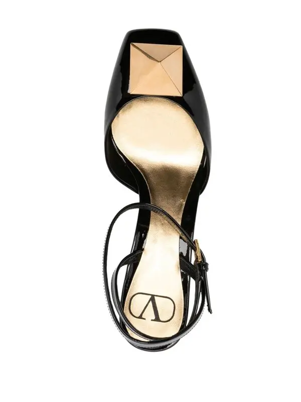 Valentino Garavani One Stud 65mm Leather Pumps - Black