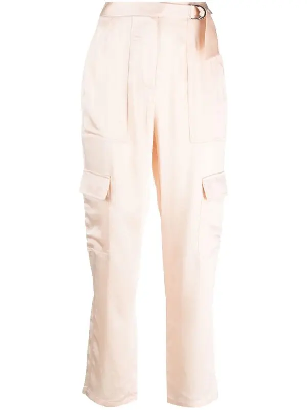 Simkhai Satin Finish Cropped Trousers