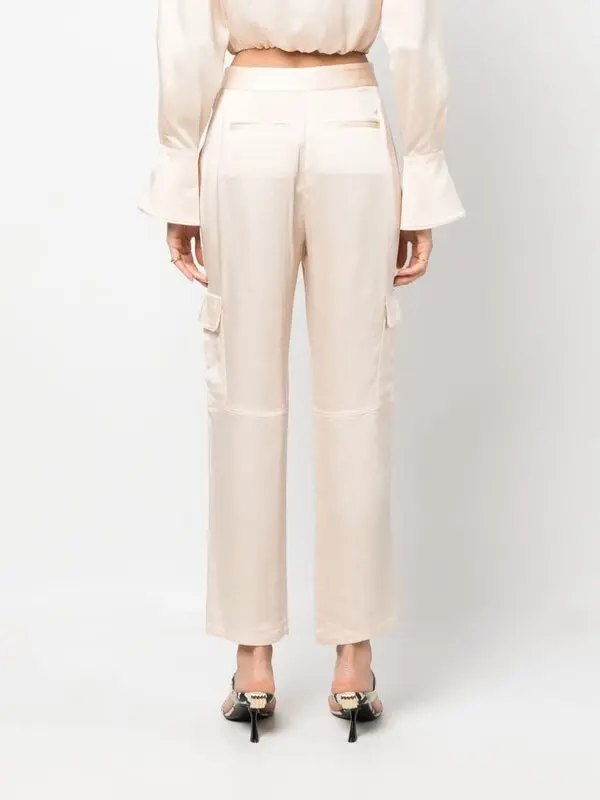 Simkhai Satin Finish Cropped Trousers