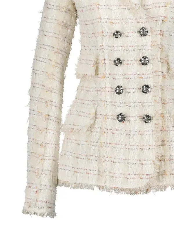 Giambattista Valli Bouclé Double-breasted Blazer
