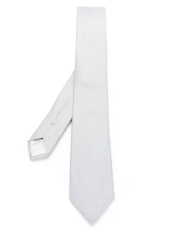 Giorgio Armani Silk Neck Tie - Grey