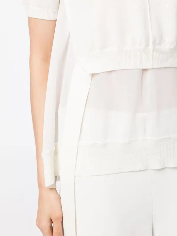 3.1 Phillip Lim Panelled Knit Top