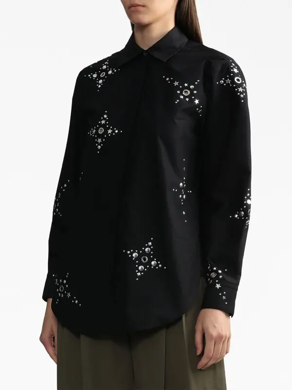 3.1 Phillip Lim Stud-embellished Long-sleeve Shirt
