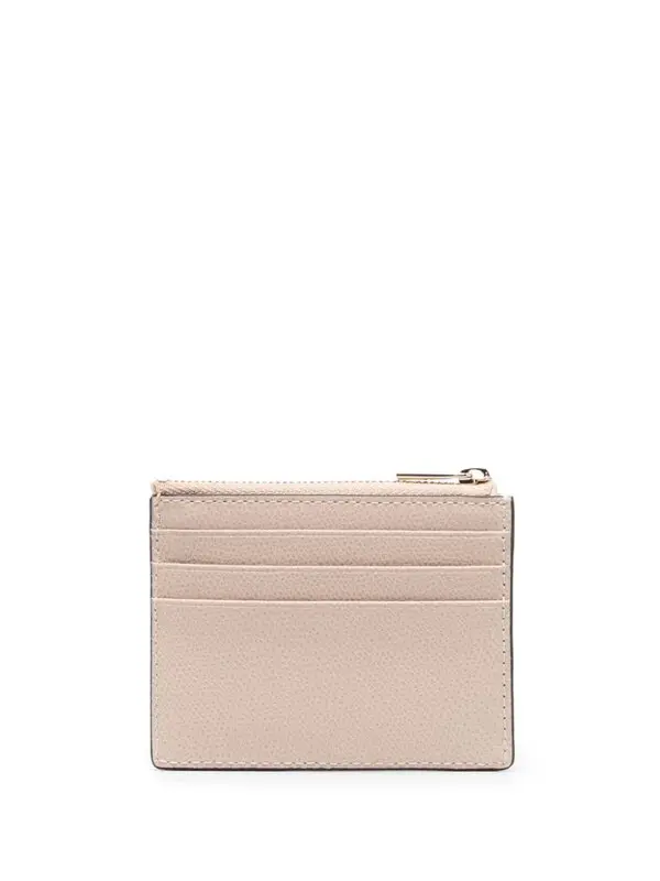 Furla Logo-lettering Leather Cardholder - Pink