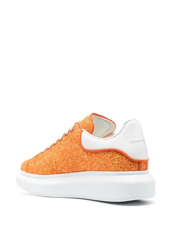 Alexander McQueen Oversized Glitter-detailed Sneakers
