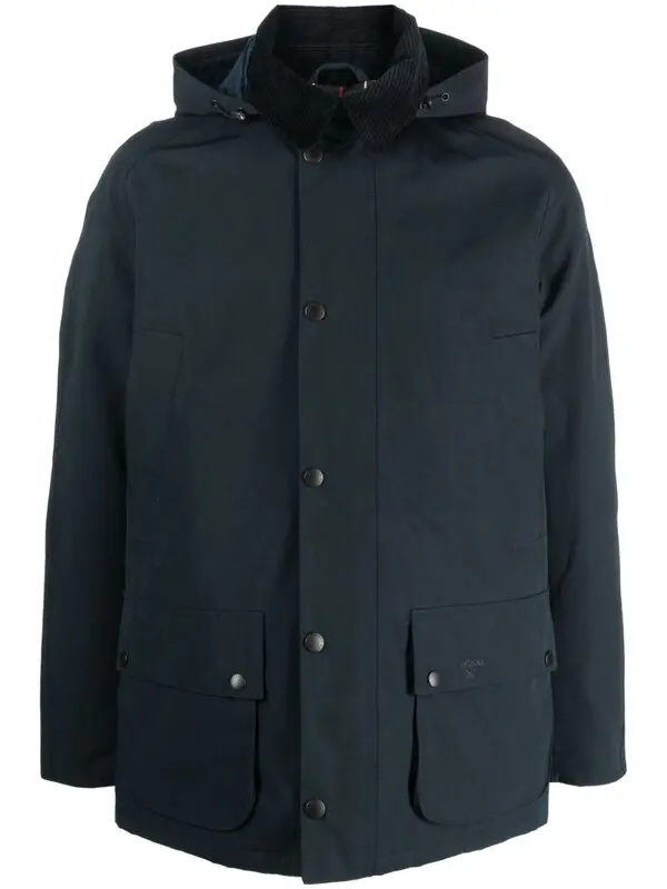 Barbour Ashby Jacket With Hood - Blue