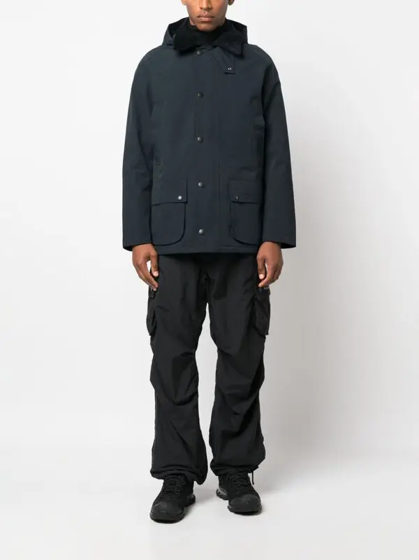Barbour Ashby Jacket With Hood - Blue