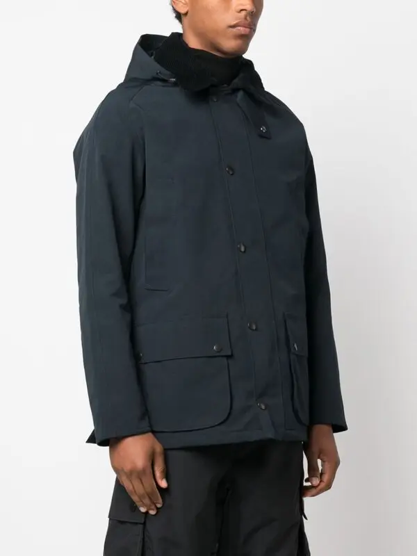 Barbour Ashby Jacket With Hood - Blue