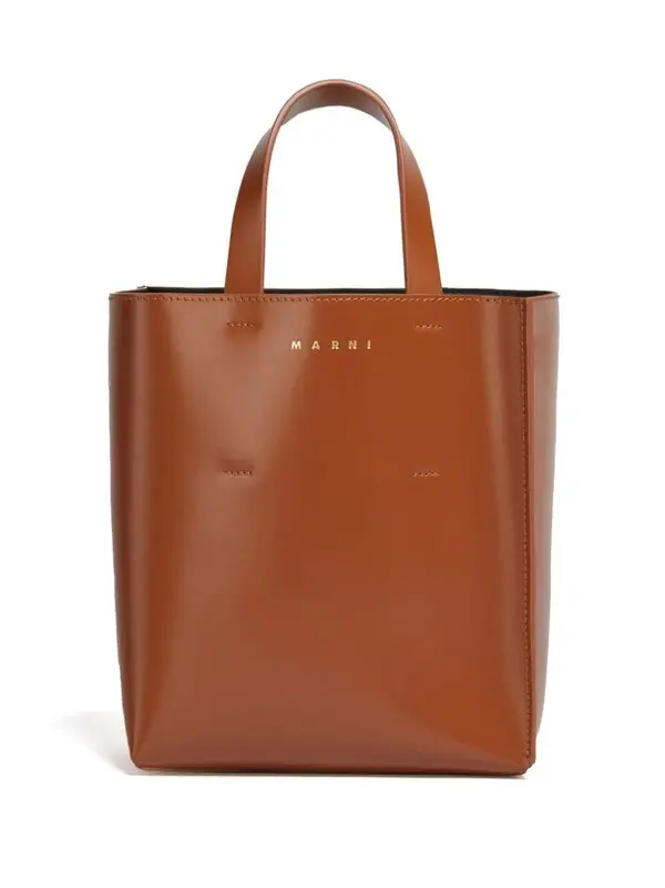 Marni Mini Museo Leather Tote Bag