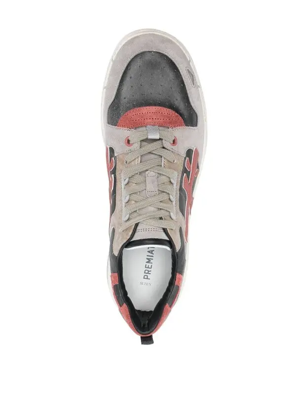 Premiata Drake Panelled Sneakers - Grey