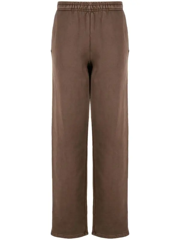 ENTIRE STUDIOS Washed Organic Cotton Track Pants - Brown