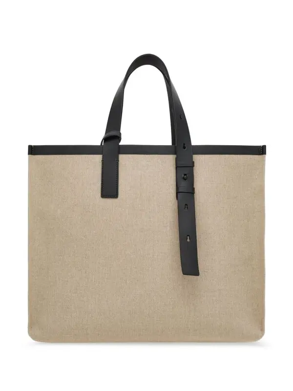 FERRAGAMO Logo-embossed Tote - Neutrals