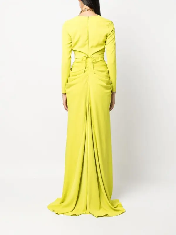 ANA RADU Plunging V-neck Gown