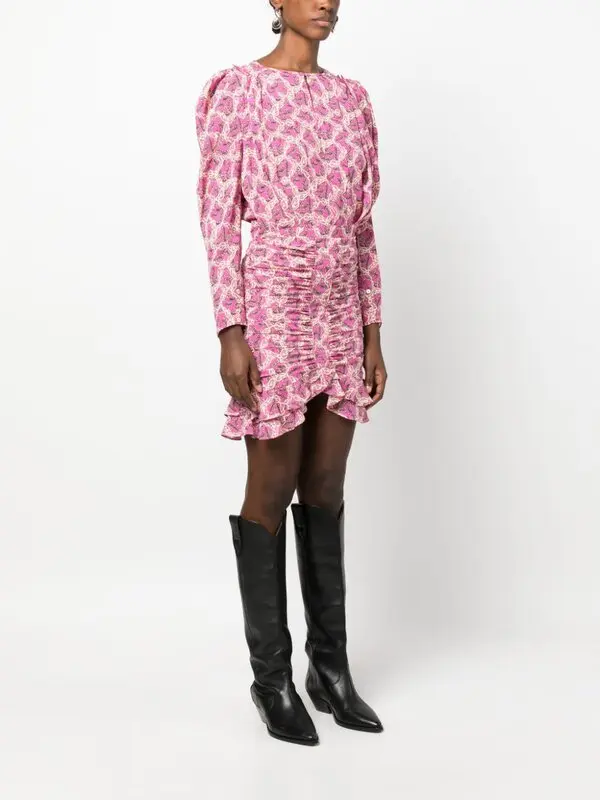 Isabel Marant Étoile Milendi Abstract-print Miniskirt