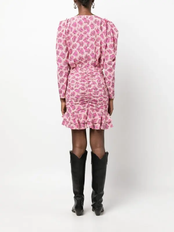 Isabel Marant Étoile Milendi Abstract-print Miniskirt