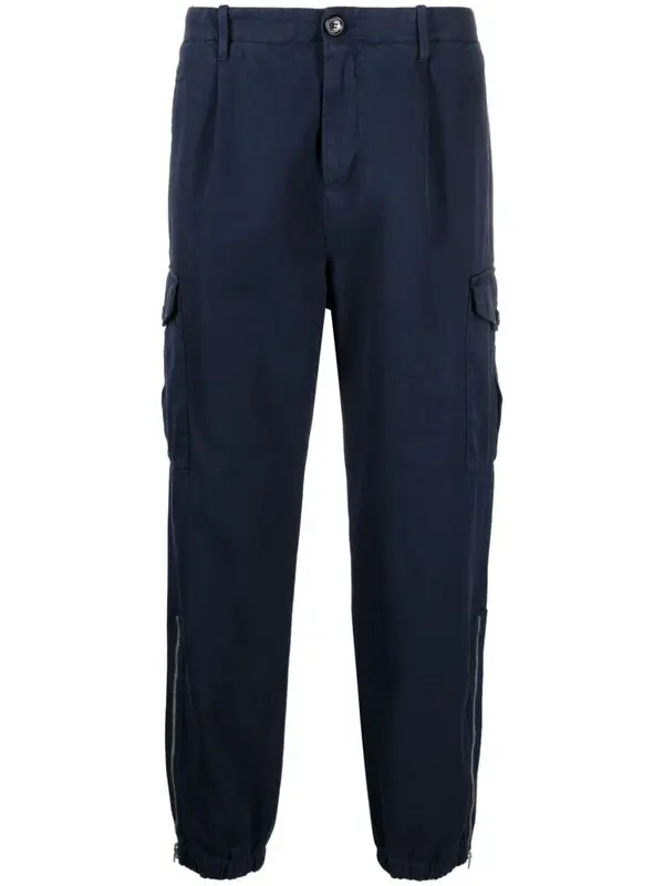 Brunello Cucinelli Straight-leg Cotton Cargo Trousers