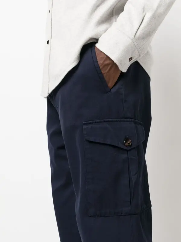 Brunello Cucinelli Straight-leg Cotton Cargo Trousers