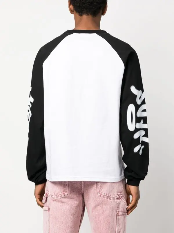 Gcds Graffiti-logo Long-sleeve T-shirt