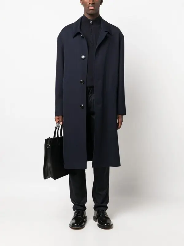 Zegna Logo-patch Slim-fit Trousers