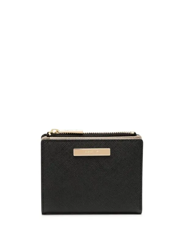 AGNÈS B. Bi-fold Leather Wallet - Black
