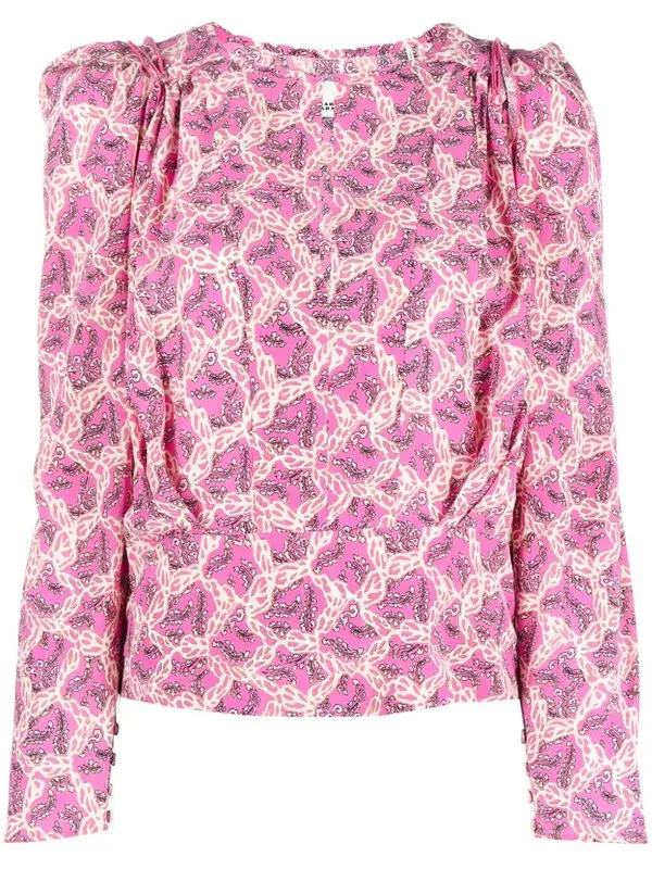 Isabel Marant Étoile Zarga Blouse - Pink