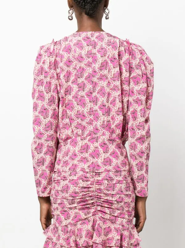 Isabel Marant Étoile Zarga Blouse - Pink