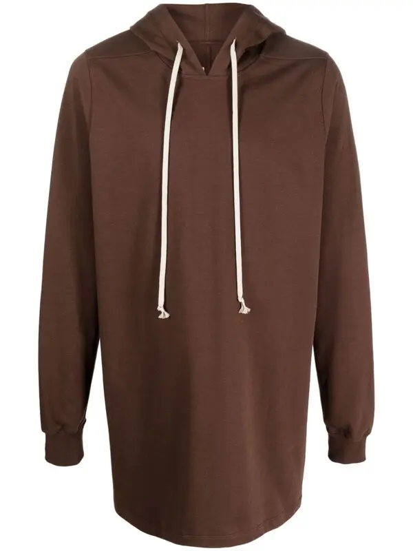 Rick Owens Drawstring Long Hoodie
