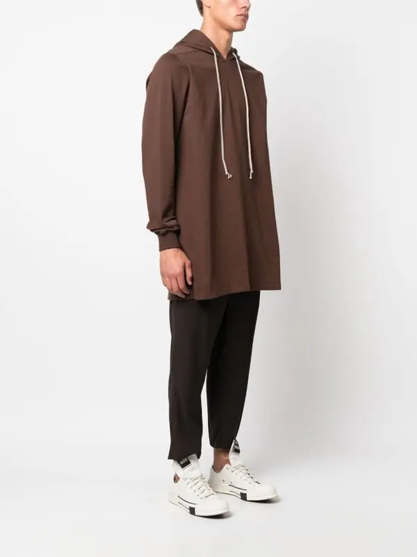 Rick Owens Drawstring Long Hoodie