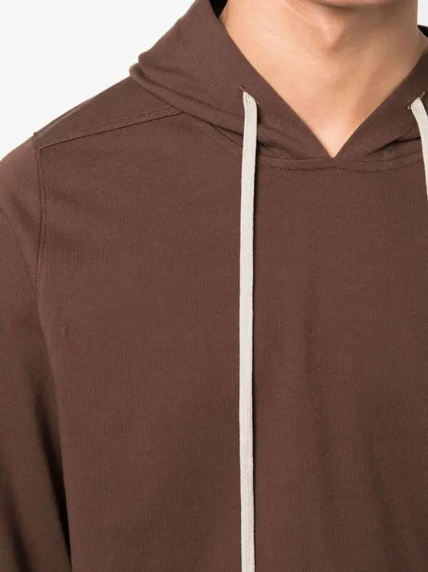 Rick Owens Drawstring Long Hoodie