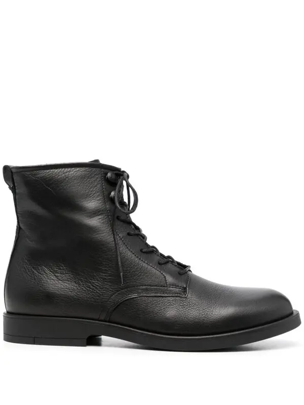 Calvin Klein Lace-up Leather Boots