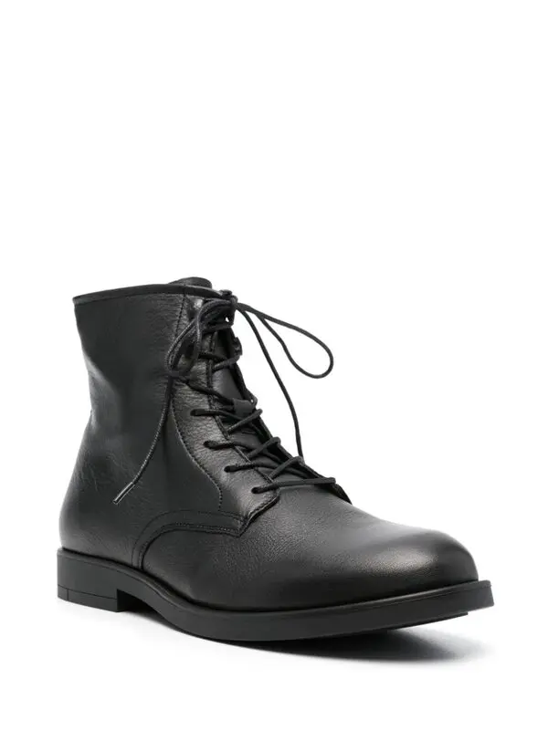 Calvin Klein Lace-up Leather Boots